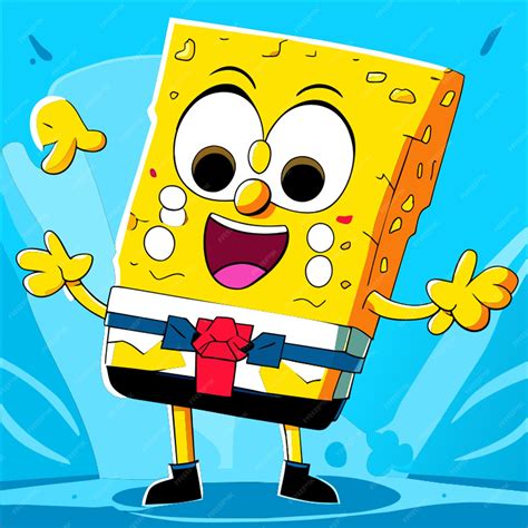 Premium Vector Spongebob Vector Illustration