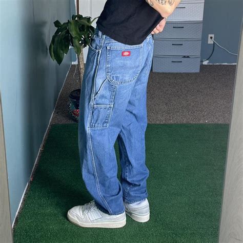 Vintage Dickies Carpenter Jeans • Fits A 34 6ft Depop