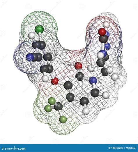 Doravirine Hiv Drug Molecule Non Nucleoside Reverse Transcriptase Inhibitor Skeletal Formula
