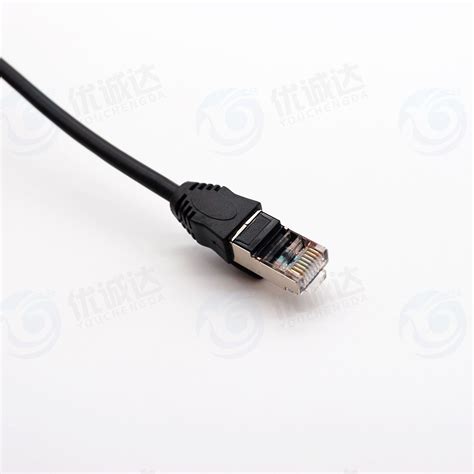 5类网线面板线 带耳朵网络延长线 rj45公对母带螺丝孔可固定 阿里巴巴