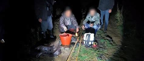 两男子夜间非法捕鱼被鹿寨警方抓获！捕捞潘某寨潘某成