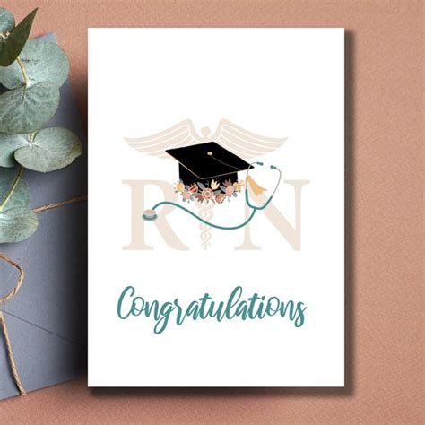 Handmade Nurse Graduation Card Etsy