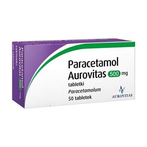 Paracetamol Mg Tabletek Aurovitas B L Gor Czka Cena Opinie Wskazania Aptekazawiszy Pl