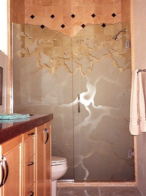 Etched Shower Door Glass Designs