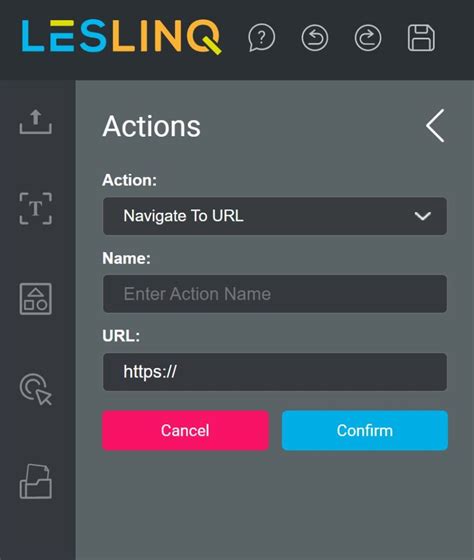 how do i add a hyperlink to an element image button shape video