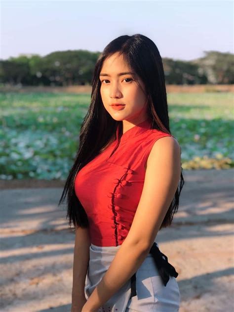 Pin On Myanmar Girls