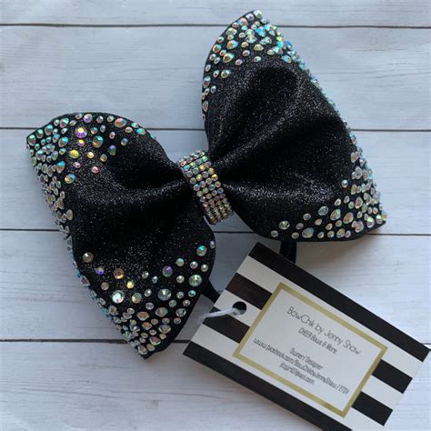 Luxe 4 Tailless Cheer Bow Etsy Cheer Bows Bows Rhinestone Projects