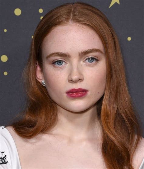 Sadie Sink Has A Pretty Face 11052021 Redheadedgoddesses Sadie