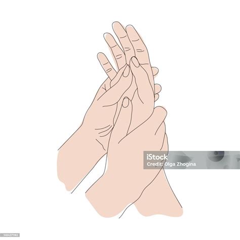 Hand Massage Lineart Gambar Warna Warna Tubuh Gerakan Dasar Pijat