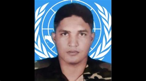 শান্তিরক্ষী শরিফের ছবি আঁকড়ে স্তব্ধ হয়ে আছেন স্ত্রী The Daily Star