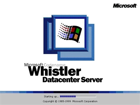 User Blog Barbieoffootball Windows Codename Whistler Server Datacenter