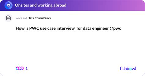 How Is PWC Use Case Interview For Data Engineer Fishbowl
