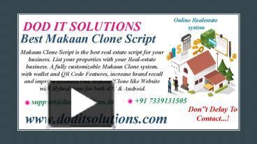 PPT Makaan Script Makaan Ready Made Script DOD PowerPoint