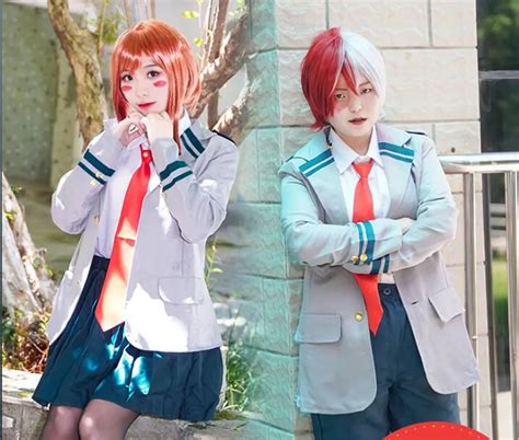 Anime My Hero Academia Costumes Halloween Cosplay Ochaco Uraraka