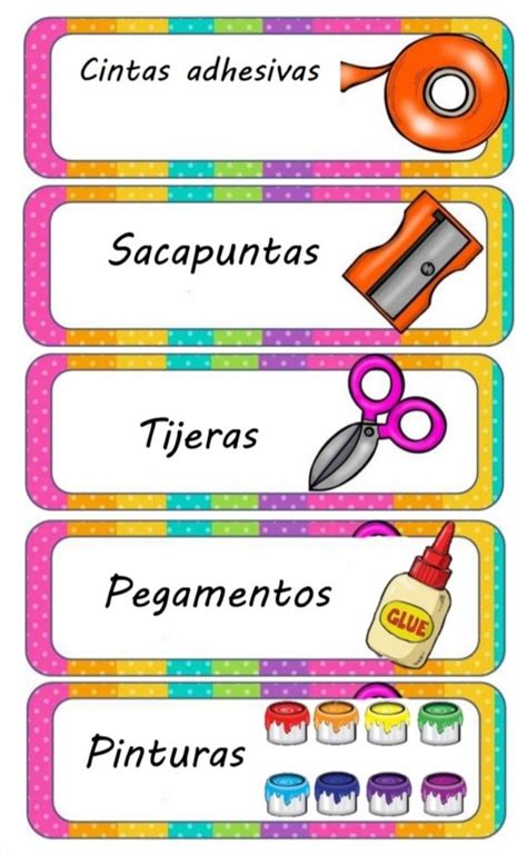 Pin De Sandy Torres En Classroom Etiquetas Preescolares Etiquetas De Material Escolar