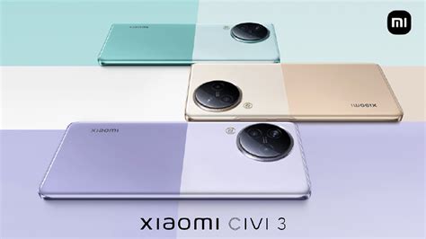 Xiaomi Civi 3 Inherits The Xiaomi 13 Ultras Camera Design Guidantech