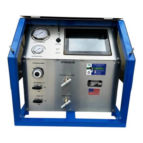 Hydrostatic Test System With Digital Chart Recorder