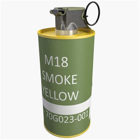 M18 Smoke Grenade 3D Model #AD ,#Smoke#Model#Grenade | Grenade, Hand ...