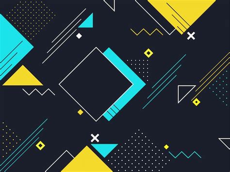 Premium Vector Vector Illustration Of Abstract Geometric Background