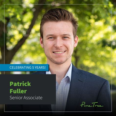 Congrats To Patrick Fuller Senior Associate On Recently Celebrating