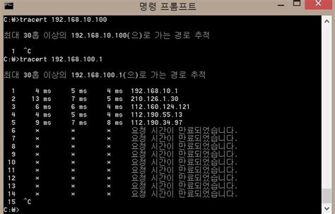 Til 337 Ping 테스트 방법 및 Ping 옵션 설명