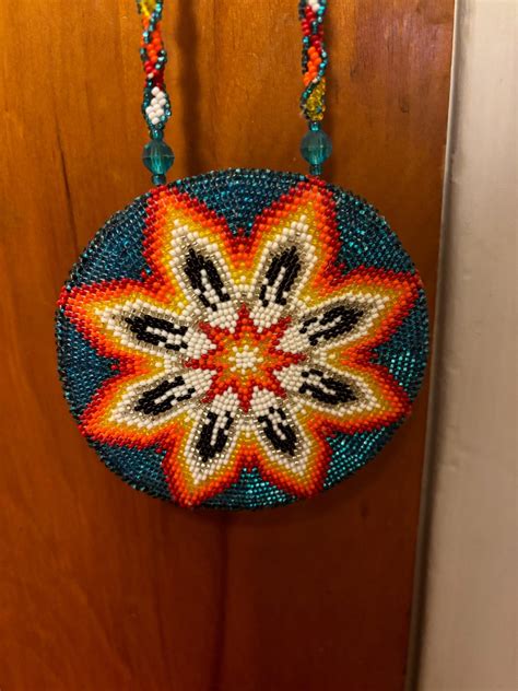 Beaded Medallion Lazy Stitch Chinese Staircase Etsy