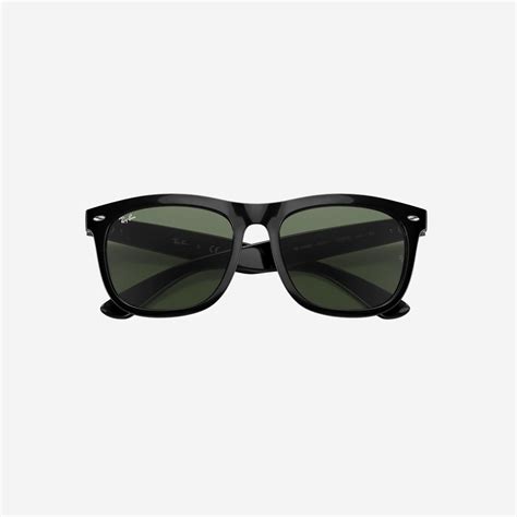 레이밴 4260d 글로스 블랙 프레임 그린 클래식 렌즈 로우 브릿지 핏 Ray Ban Kream