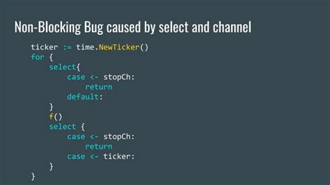understanding real world concurrency bugs in go ppt