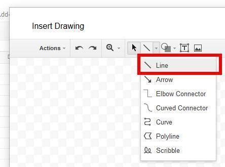 How To Draw A Straight Line In Google Sheets