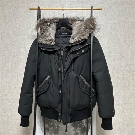 정품 40 맥케이지 딕슨 X 블랙 실버퍼 패딩 후루츠패밀리