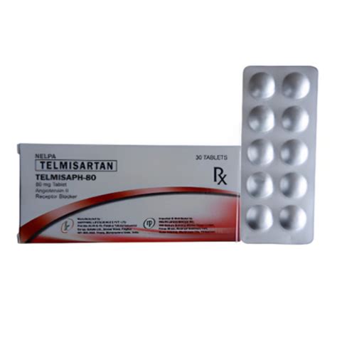 Teldra Telmisartan 80mg Tablet X 1 Xalmeds
