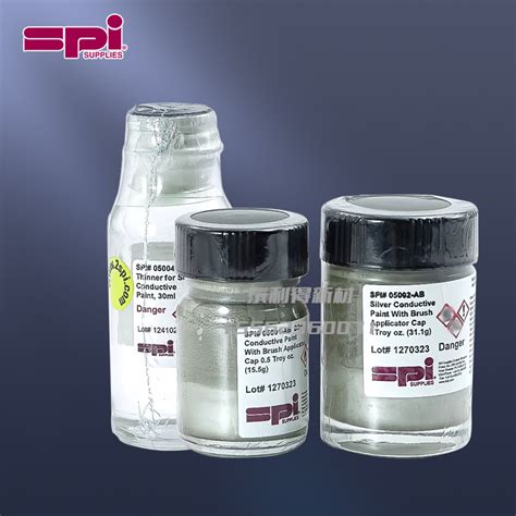 美国SPI Silver Conductive Paint05001银导电胶导电银浆00502 AB 阿里巴巴