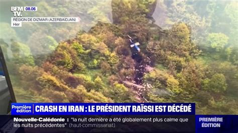 Mort du président iranien les premières images de la zone du crash de