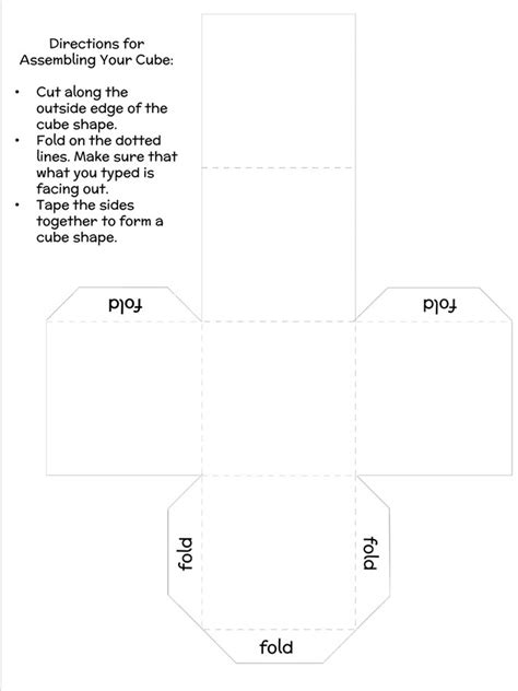 Playing With Concept Cubes To Teach Vocabulary Vocabulary Luau