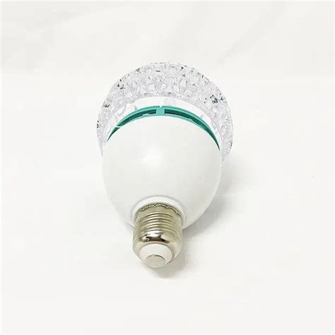 Colorful Auto Rotating Rgb Led Bulb Smart Stage Light Party Lamp Disco Crystal Magic [24hours
