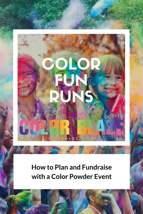 Fun Run Fundraising Ideas Archives How To Organize A Color Run Fun