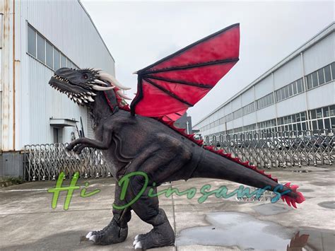 Lifelike Flying Dragon Costume For Parties Hidinosaurs