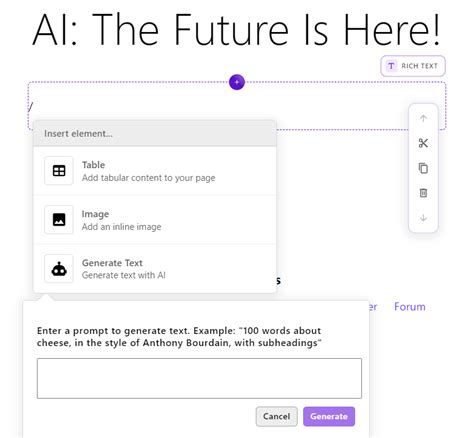 How To Integrate Generative Ai Into Apostrophe Apostrophecms Blog