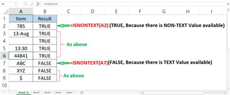 Isnontext Function To Check Cell For Text Excel Help