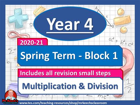 Year 4 Multiplication And Division Spring Block 1 White Rose