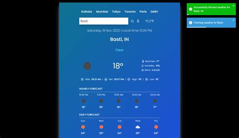 GitHub - Shubham996633/JoWeather: JoWeather is live weather forecasting app built using React JS ...