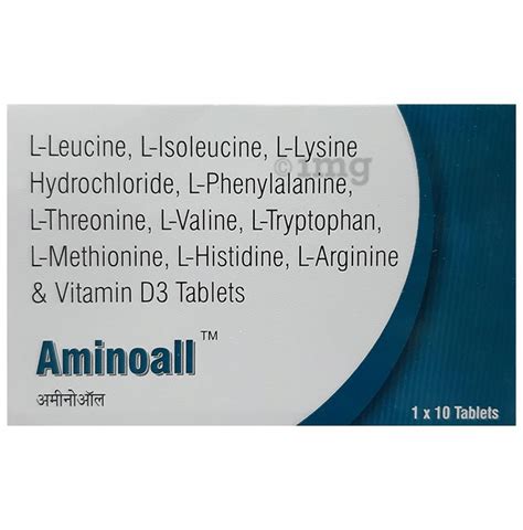 Aminoall Tablet Buy Strip Of 10 Tablets At Best Price In India 1mg