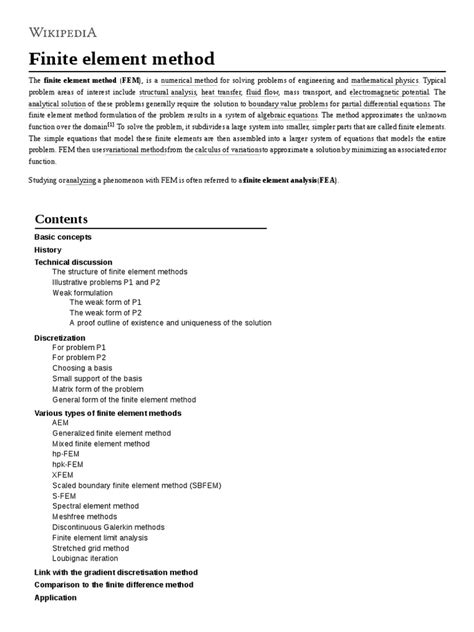 finite element method pdf finite element method partial