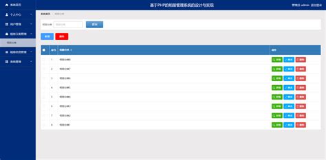 精品php实现的相册管理系统的设计与实现相册系统源码 Php Csdn博客