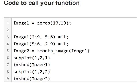 Write A Function To Smooth A Black And White Image Chegg
