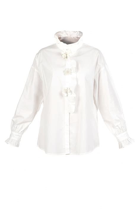 Дамска риза с цветя и къдри Moonstonebg