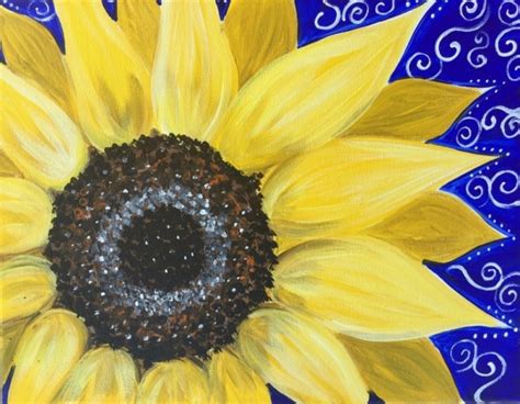 How To Paint A Sunflower Step By Step Painting Tutorial