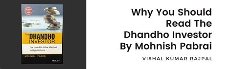 Why You Should Read The Dhandho Investor By Mohnish Pabrai