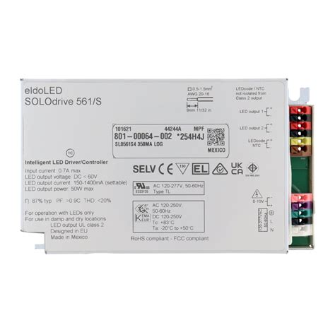 Eldoled Solodrive 561 S Intelligent Led Driver 60v 150 1400ma 50w