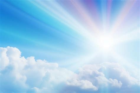 Premium Photo Sunlight Rays With Lens Glare And Rainbow